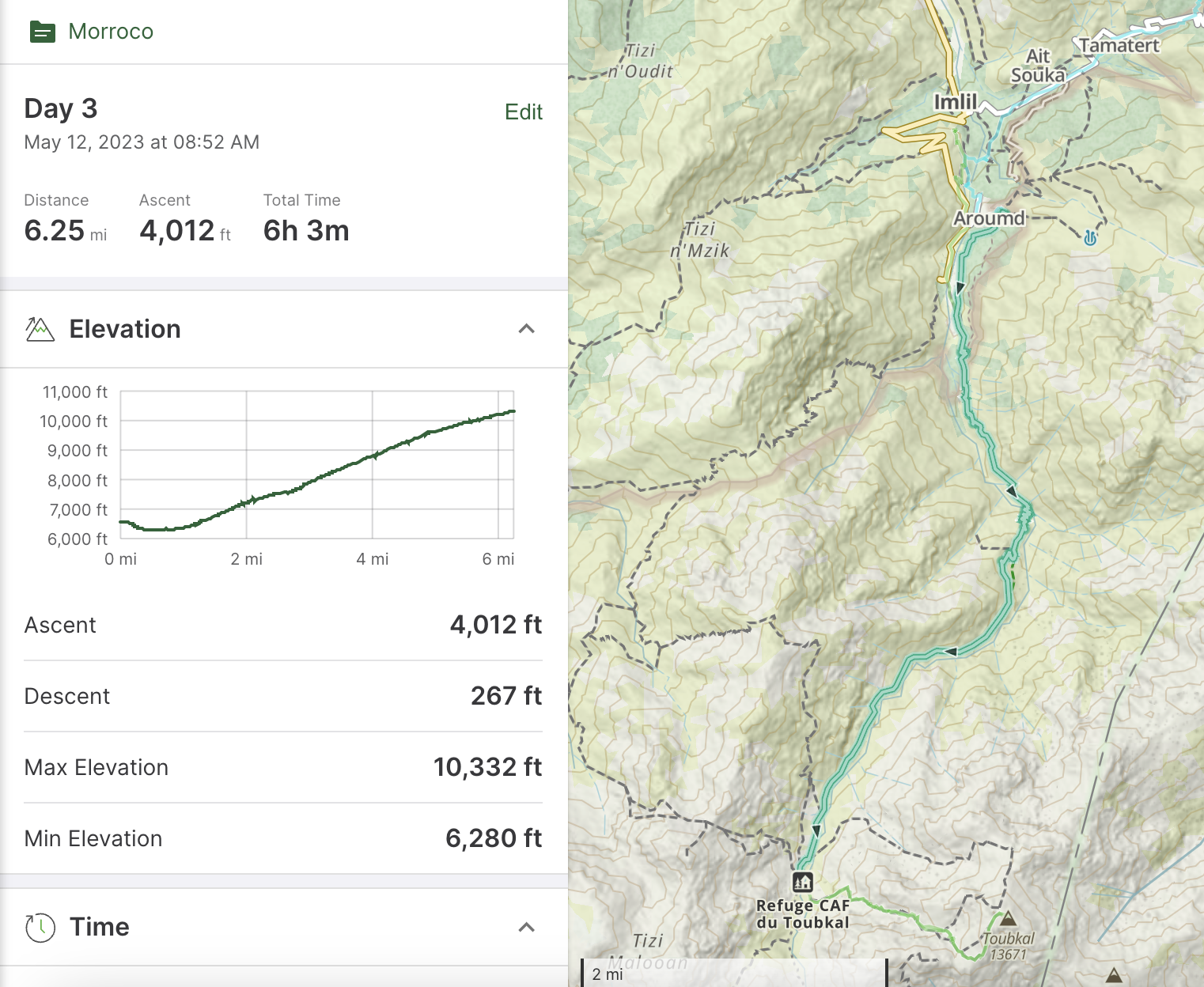 Mt Toubkal – Day 3 – Our Adventures
